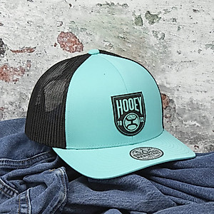 HOOEY Bronx Trucker Cap Black/Turquoise Patch