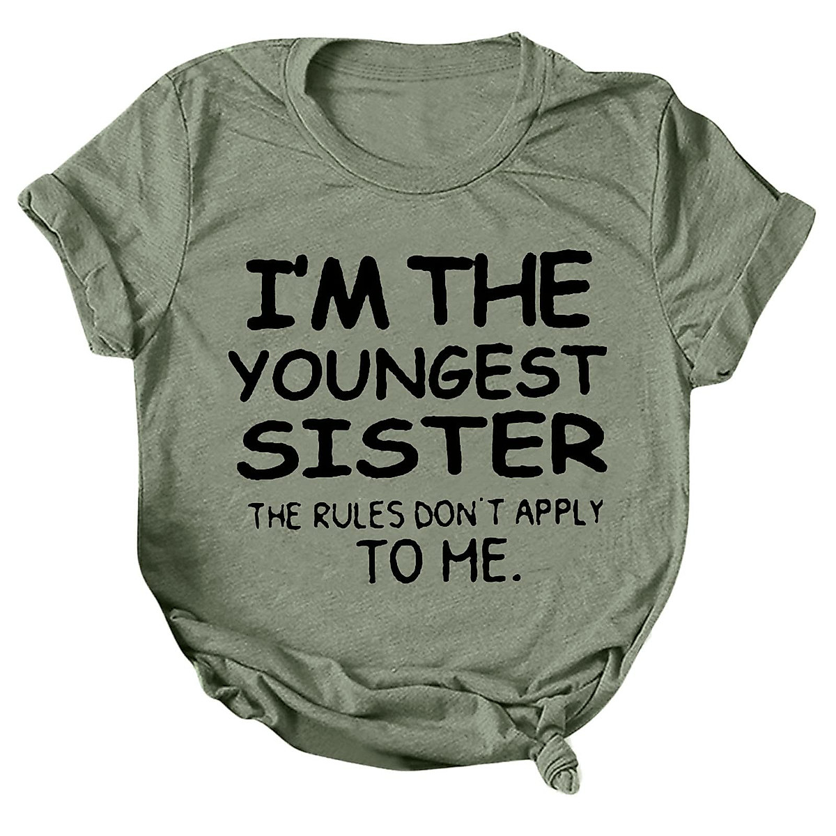 5 or Less Items,Casual V Neck Women Short Sleeve Print Letter Top Casual Women's Tshirt Women's T-Shirts Womens Long Sleeve (Green-C, M)