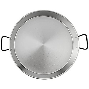 Garcima 18-Inch Pata Negra Restaurant Grade Paella Pan, 45cm