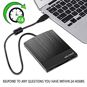 Floppy Disk Reader External Floppy Disk Drive Floppy Disk Reader USB 3.5-inch USB Floppy Disk Reader 1.44 MB FDD Portable Floppy Disk for PC Windows 2000 / XP / 7/8 / 7Plug and Play