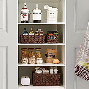 GRANNY SAYS Bundle of 3-Pack Wicker Baskets & 3-Pack Wicker Storage Baskets