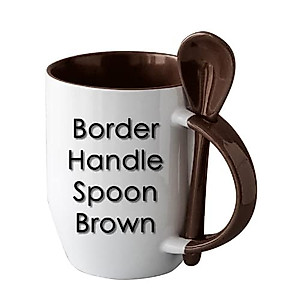 Generic, 12pcs Sublimation 12oz Coffee Mugs With Spoons Blanks, 6 Color to Choose From, Black, Blue, Brown, Orange, Pink, and Yellow.