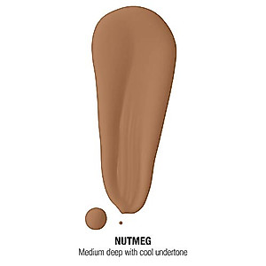NYX PROFESSIONAL MAKEUP Total Control Drop Foundation - Nutmeg, Medium-Deep With Warm Undertones