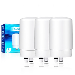 LOTVOSA Faucet Filter Replacement for Brita Sink Water Filter - Compatible with Brita 36311 On Tap Faucet Filters System, FF-200, FF-100 - Pack of 3 - Fits All Brita Tap Water Filters