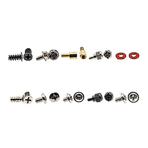 310pcs Motherboard Standoffs Screw, PC Computer Screws Kit Set for Mainboard, Hard Drive HDD, Case, Fan, Power Graphics,CD-ROM