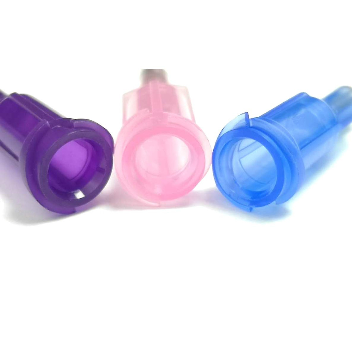 1 inch Synthetical Blunt Tip Dispensing Needle with Luer Lock - 9 Different Sizes，45 PCS