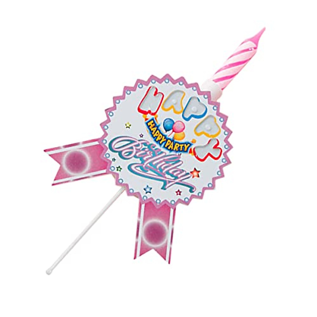 4pcs Candle Birthday Singing Pink LED Insert Decoration Fancy Cuake Gender Music Party Happy Dessert Supplies Powered with Reusable Reveal Cake Shower Unique Baby Picks Food for