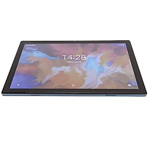 AMONIDA HD Tablet, 6GB RAM 256GB ROM FHD Display 5G WiFi 100‑240V Office Tablet Octa Core CPU for Gaming (Blue)