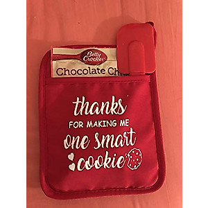 Teacher Gifts, HTV Potholder, Hostes Gifts, Oven Mitt, Santa gift, Teacher appreciation gift, Baker gift, Vinyl potholder, Cookies for Santa
