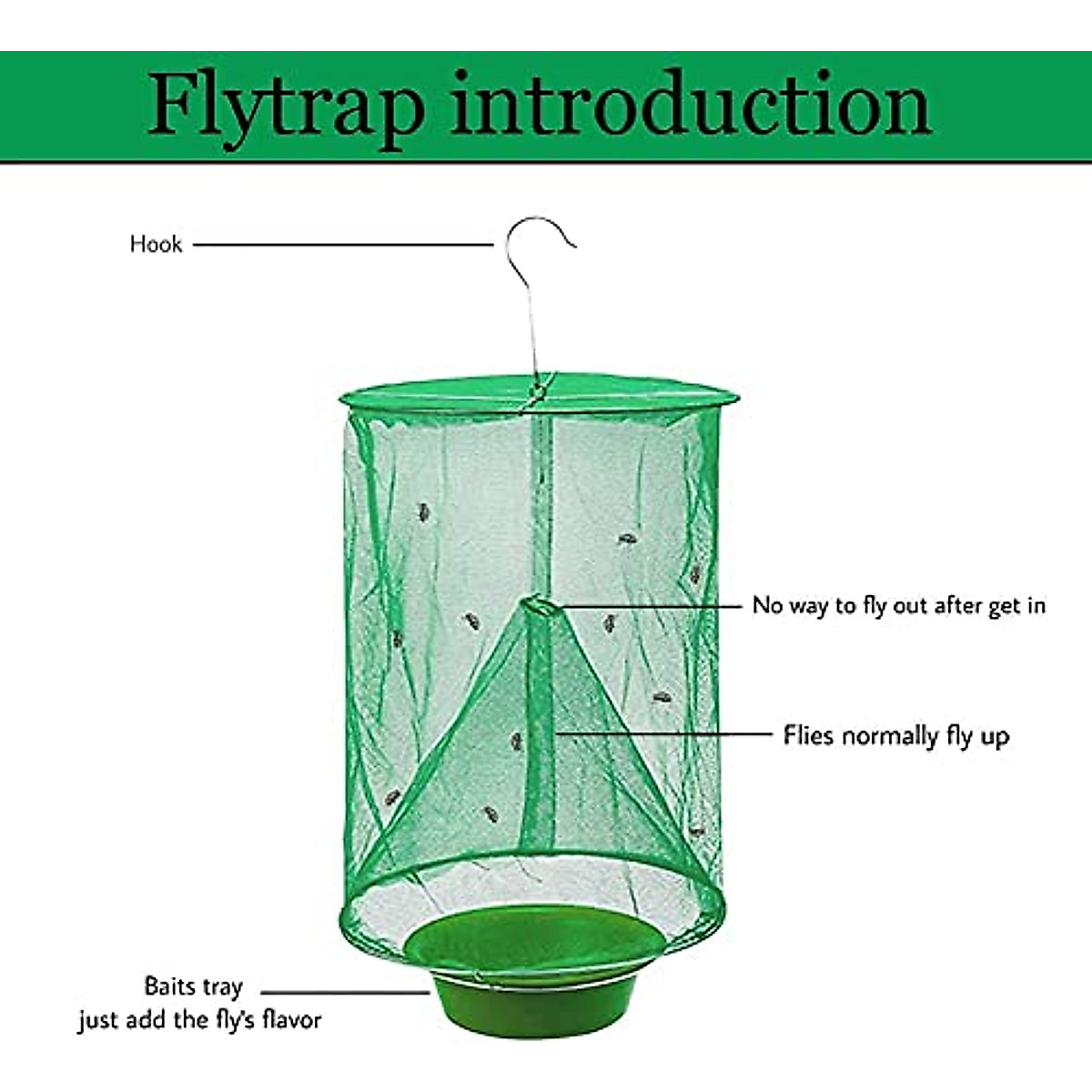 Ranch Hanging Catcher, Cage Catcher for Indoor and Outdoor, Family Farms, Park (2 Pack)