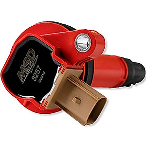 NEW MSD IGNITION COIL,RED,6-PACK,3-PIN CONNECTOR,2010-2016 3.5L V6 ECO-BOOST ENGINES,COMPATIBLE WITH FORD 2013-15 EXPLORER,2011-14 F-150,2013-16 FLEX,2013-15 TAURUS,LINCOLN 2013-14 MKT