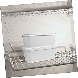 VOSAREA Professional Ice Cream Storage Box Container 3l Reusable Freezer Storage Tub for Fruit Dessert Preservation