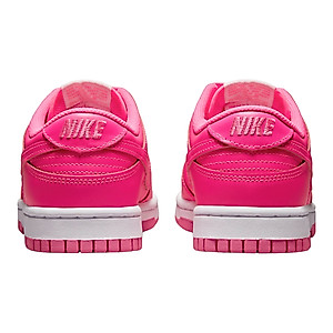 Nike Women's Dunk Low Shoes, Hyper Pink/White/Hyper Pink, 7.5