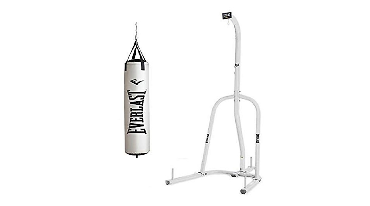 Everlast Heavy Bag Stand & 70 lb Kit - Durable Boxing Fitness Set