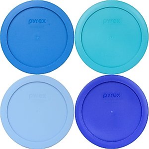 Pyrex 4 Lid Layers of Ocean Water Color Scheme for Pyrex Models 7201 Glass Bowls