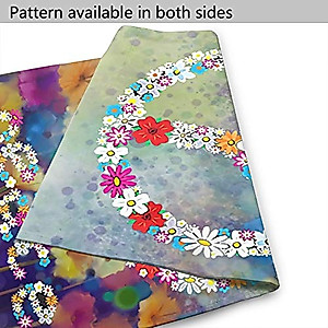 Patsmin Peace Sign Seasonal Garden Flags Suitable for Yard Outdoor Decor Double Sided for All Seasons and Holidays