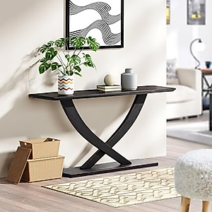Rasmus Console Table - Black Charcoal