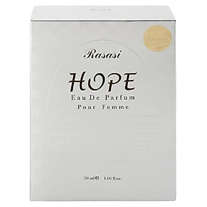 RASASI Hope for Women EDP - Eau De Parfum 50 ML (1.6 oz) I | Middle East Fragrance | andalwood from India and various musky notes | Evokes Success, Energy, Optimism & HOPE Perfumes