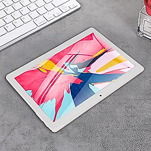 Garsentx Tablet for Portable Entertainment, 10.1in Tablet, 6GB RAM 128GB, 1080p HD IPS Display, Deca Cores Processor, 2.4G 5G WiFi, Android 10.0, 8800mAh,WiFi, Calling Tablet, Rose(US)