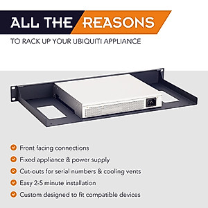 R RACKMOUNT·IT | RM-UB-T2 | Rack Mounting Kit for UniFi Switch 8-150W