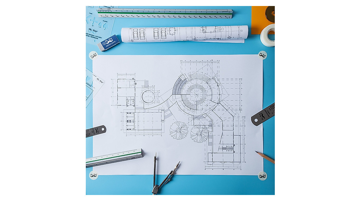 Mr. Pen French Curve & Template Set for Precision Drafting