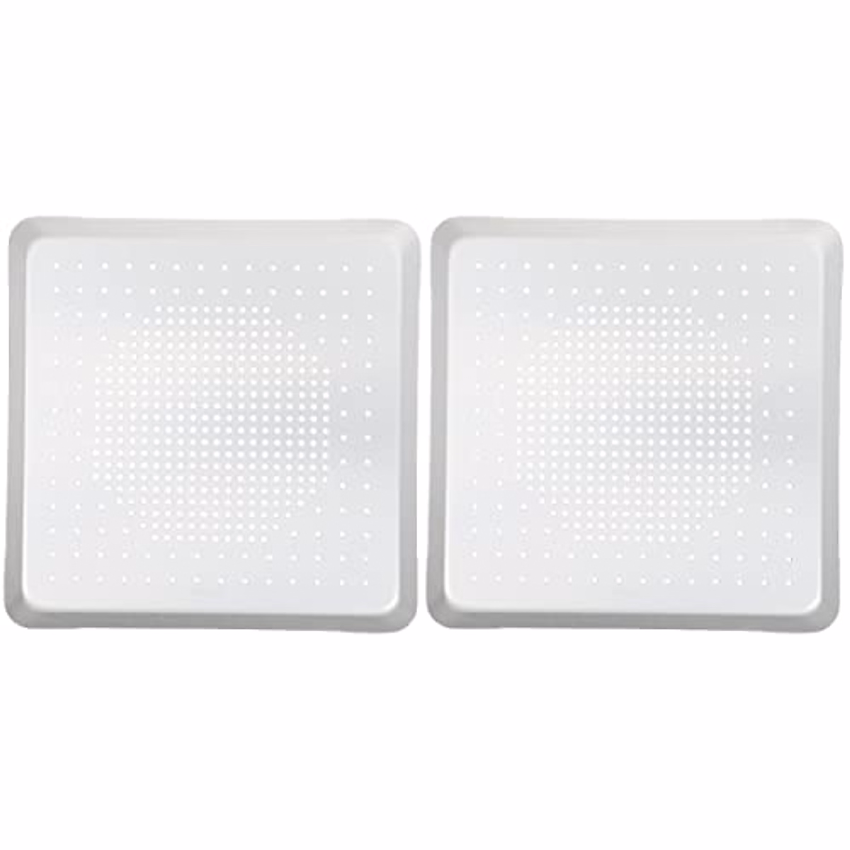 Temkin 3pcs Tray Cake Baking Plate Xxcm Utensil Ie Bread Pe Sticks Practical Making Stick Rim Cm Silver Nonstick Pancake Mesh Screen Non- Oven Steel Brownie Loaf with Supplies Xcm Plate (Size : 20X20