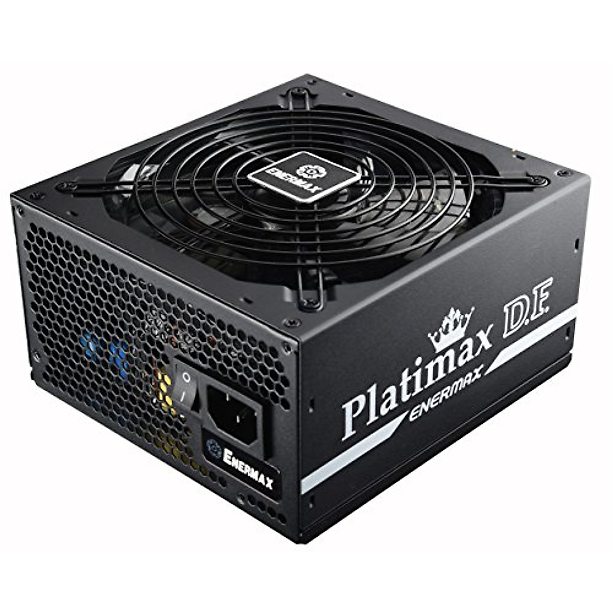 Enermax Platimax D.F. 80+ Platinum Certified Full Modular 600W Power Supply with Amazing DFR Technolohy, Individually Sleeved Cable and 13.9cm Twister Bearing Fan, EPF600AWT,black