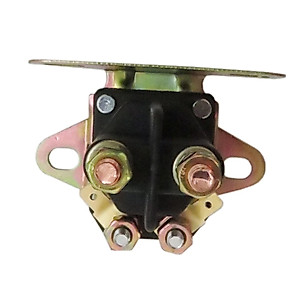 Rllyer Starter Solenoid w/ 2 Hole Bracket For Exmark Lawn Boy Toro 104-3189 117-1197