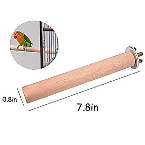 Hamiledyi Parrot Feeder Cage Accessories Supplies Automatic Bird Feeder Fruit Vegetable Holder Cage Hanging Basket Water Dispenser Parakeet Cage Perch for Small Cockatiels Lovebirds