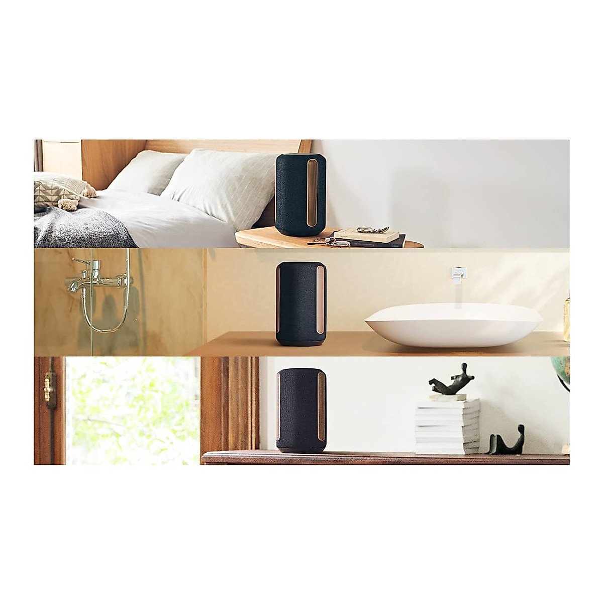 Sony SRS-RA3000 360 Reality Audio Wi-Fi / Bluetooth Wireless Speaker, Works with Alexa and Google Assistant, Black