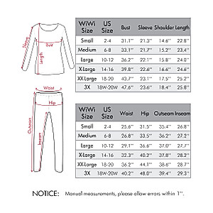 WiWi Soft Viscose from Bamboo Underwear for Women Thermal Long Johns Sets Super Warm Base Layer Top Pants Pajamas Set S-3X, Wine Red, Medium