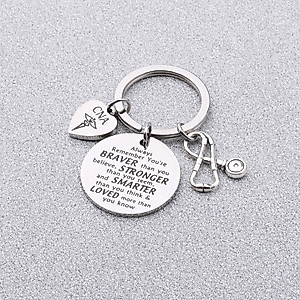 BAUNA Keychain Nursing Assistant Gift Inspiration Jewelry For Medical Student