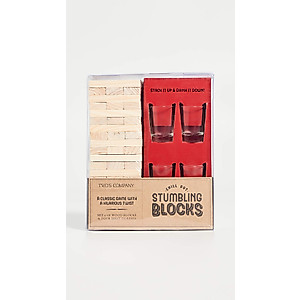 Two's Company Chill Out Stumbling Blocks Game with a Twist in Gift Box