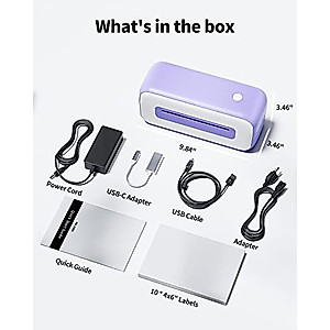 Phomemo 4x6 Shipping Label Printer for Small Business - High Speed Thermal Label Maker Work with Windows,Mac,Linux&Chrome OS, Direct Thermal Printer Support Shipping, Barcode, Household Label and More