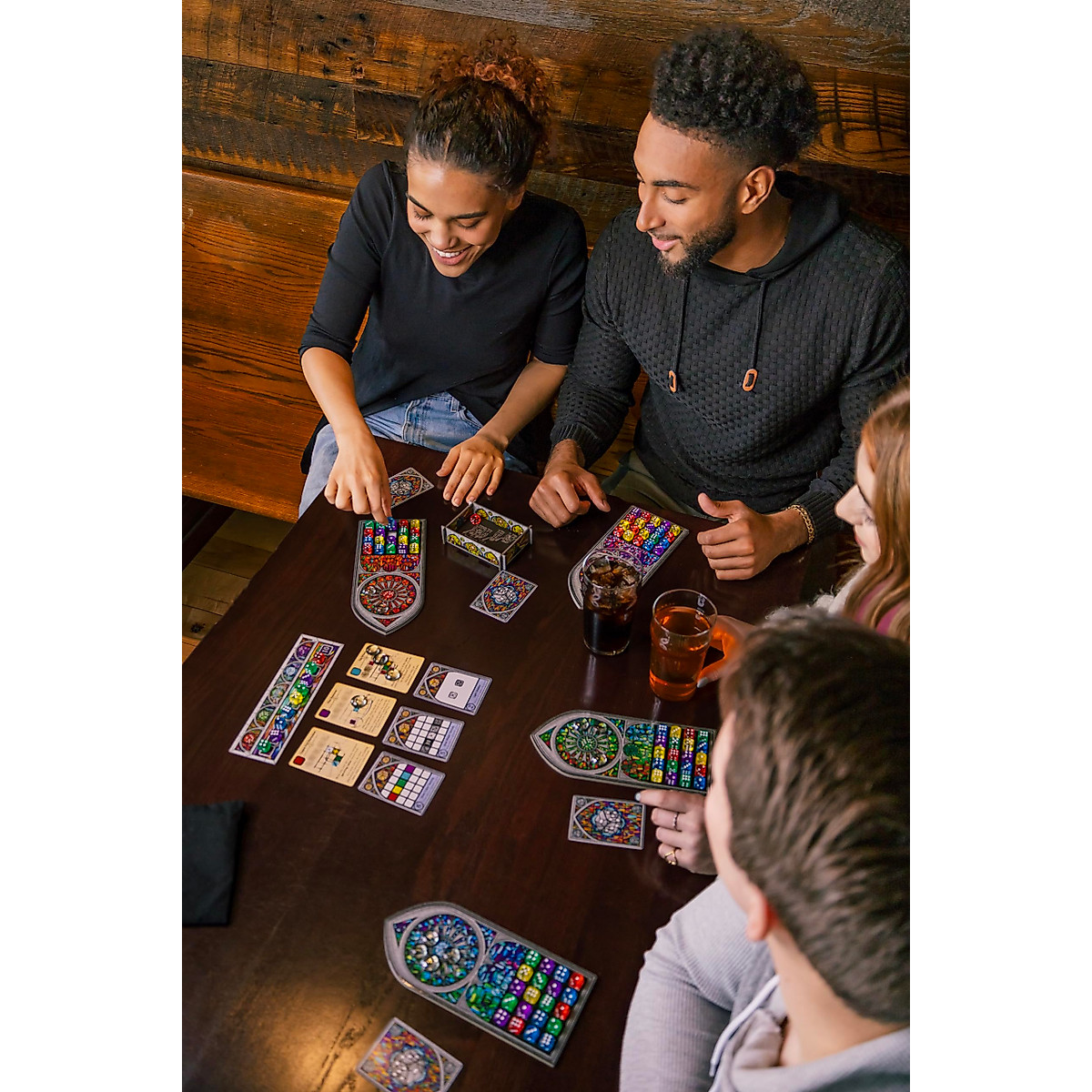 Sagrada Board Game | Family Game for Kids and Adults | Dice Drafting and Placement Strategy Game | Ages 10+ | 1 to 4 Players | by Floodgate Games