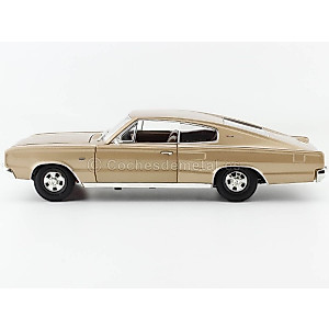 Road Signature 92638brnz 1-18 Scale 1966 Dodge Charger Bronze Metallic Diecast Model Car