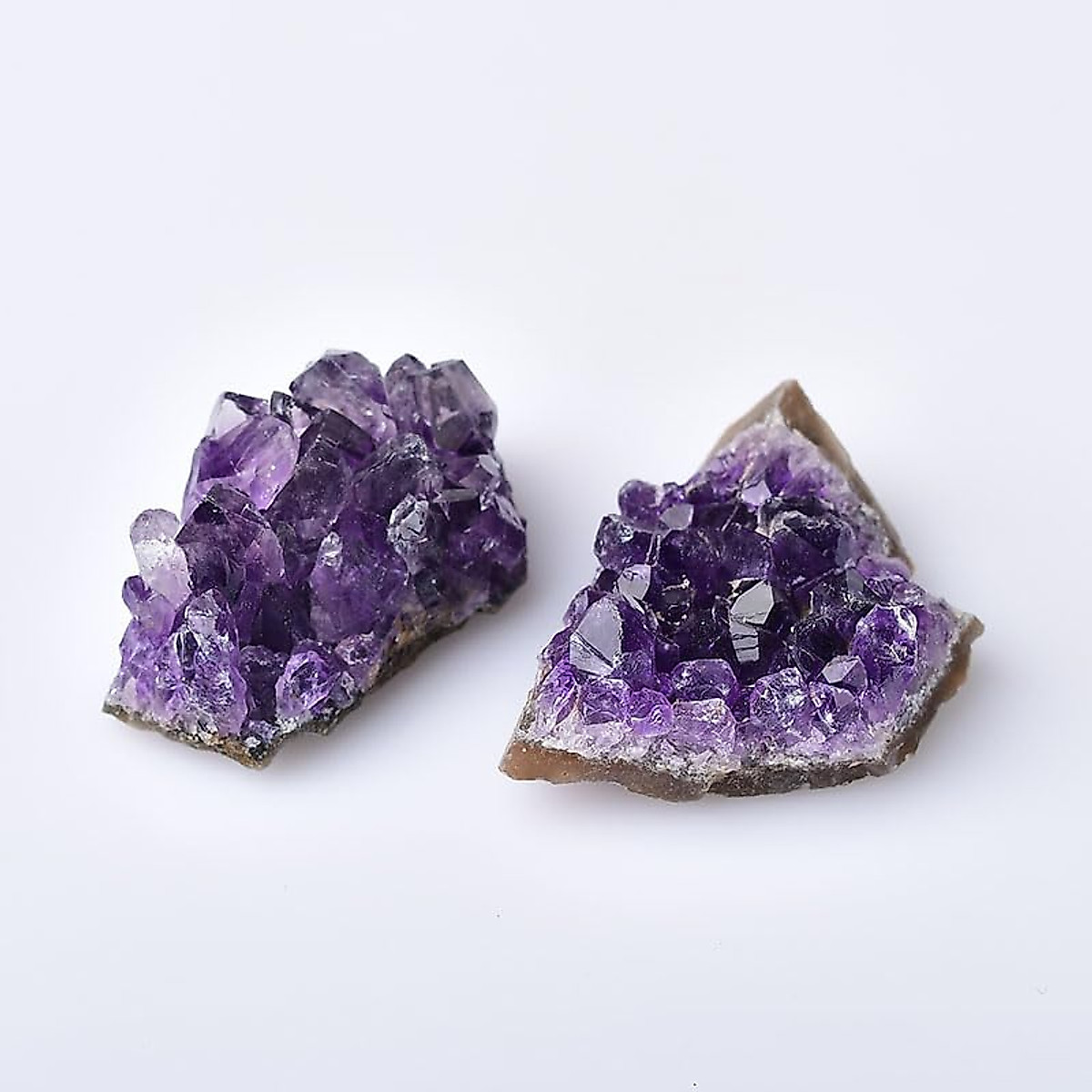 AierCrystal Amethyst Crystals, Amethyst Clusters ，Raw Amethyst, Natural Amethyst Healing Crystal Stones (About 2 Ounces)