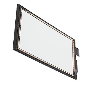 01 Glass Screen, Excellent Process Easy Installation Perfect Replacement Game Console Screen for Electronic Games for Game(Black)