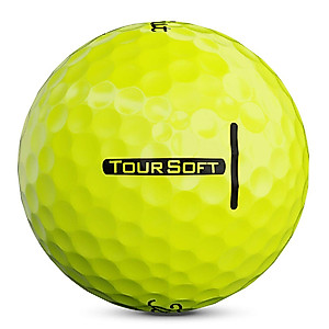 Titleist Tour Soft Golf Balls, Yellow, (One Dozen)