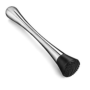 Artaste 42948 Stainless Steel Cocktail Muddler, 7.75-Inch