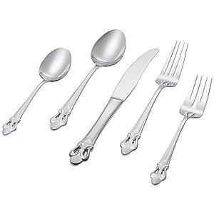 Ginkgo Fleur de Lis 20-Piece Place Setting, Service for Four