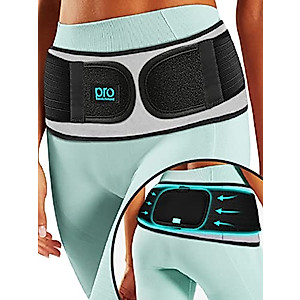SI Belt - Sacroiliac Belt for Women and Men - SI Joint Hip Belt for Sciatica, Pelvis, Lower Back Pain Relief - Lumbar and Hip Support Brace - Trochanter Belt with Extra Compression Hip Pain Relief