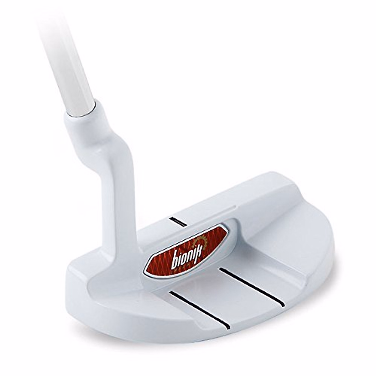 Bionik 105 Nano White Golf Putter Right Handed Semi Mallet Style with Alignment Line Up Hand Tool 35 Inches Tall Lady's Perfect for Lining up Your Putts