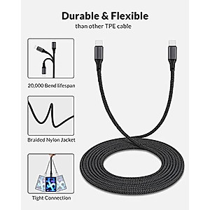 25W USB C Fast Charger for Samsung Galaxy S23/S23+/S23 Ultra/S22/S21/S21+/S21 Ultra/S20 Plus/Note 20/Note 10/A71/A51/A23/A21/A14/A10E, 2Pack Type C Fast Wall Charger Block with 6FT USB C to C Cable