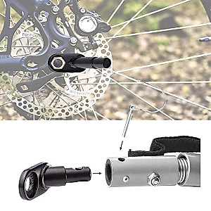 BSGB 2 Pack Bike Trailer Coupler Bicycle Trailer Hitch Connector Attachment Flat and Angled Couplers Metal for Child Pet Instep and Cargo Bike Trailers