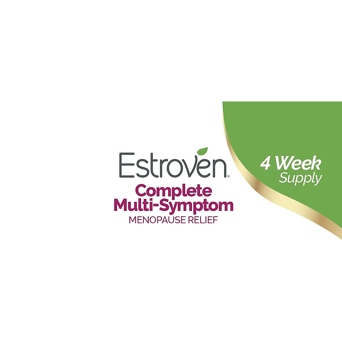 Estroven Complete Multi-Symptom Menopause Supplement for Women, 28 Ct., Clinically Proven Ingredient Provide Menopause Relief & Night Sweats & Hot Flash Relief, Drug-Free & Non-GMO