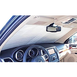 Custom Windshield Sunshade for Ford Econoline E-Series Van & Motorhome - E-150 E-250 E-350 E-450-1992-2024