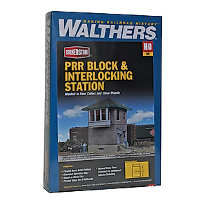 Walthers Cornerstone HO Scale Model PRR Block and Interlock Station Kit