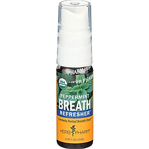 Herb Pharm, Tonic Breath Peppermint Organic, 0.47 Fl Oz