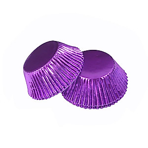 Baking Cups Cupcake Liners Baking Cups for Cupcakes Paper and Muffins, 50-Count, Standard (Purple)